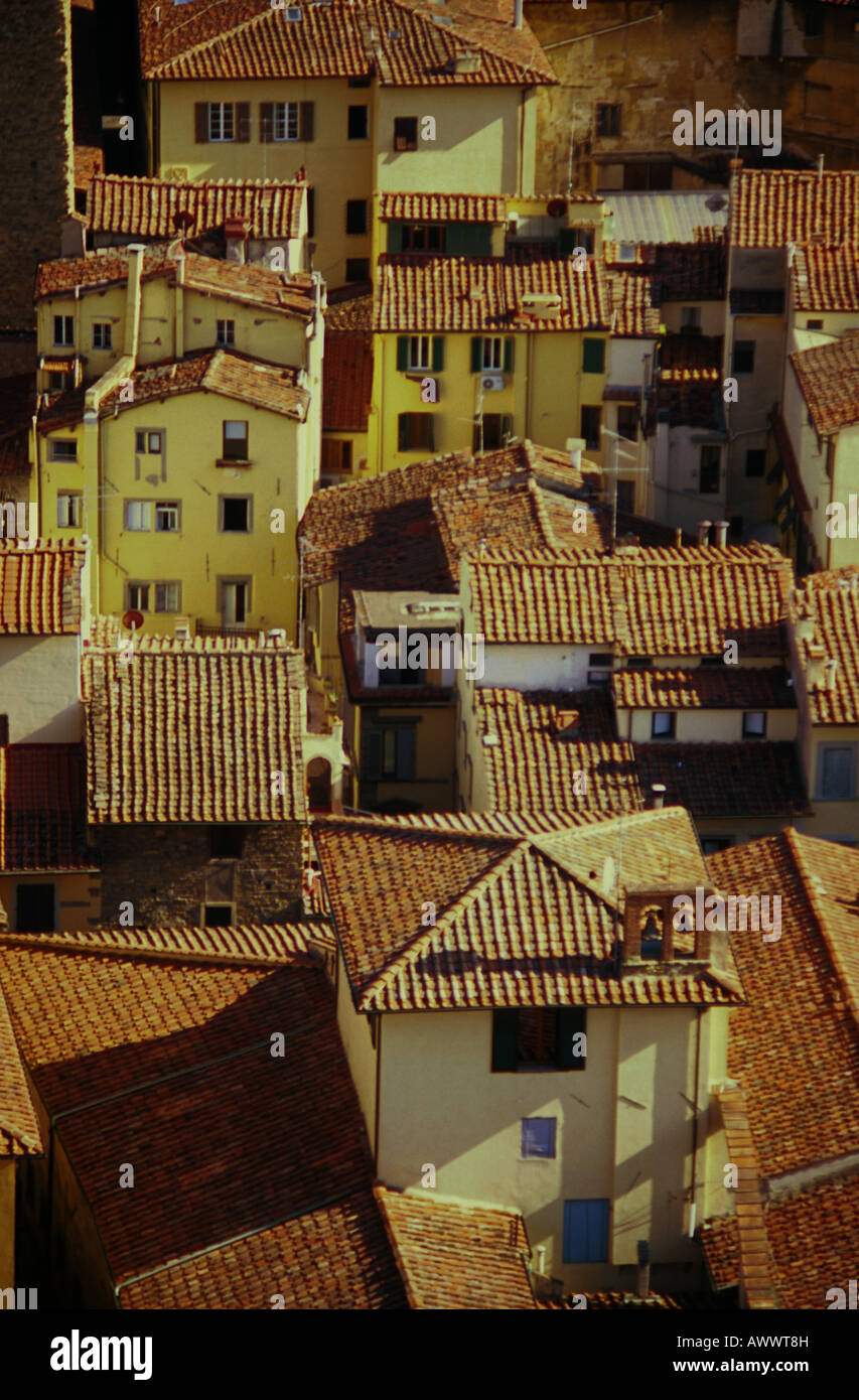 Florence roofs viewed from above Stock Photo - Alamy