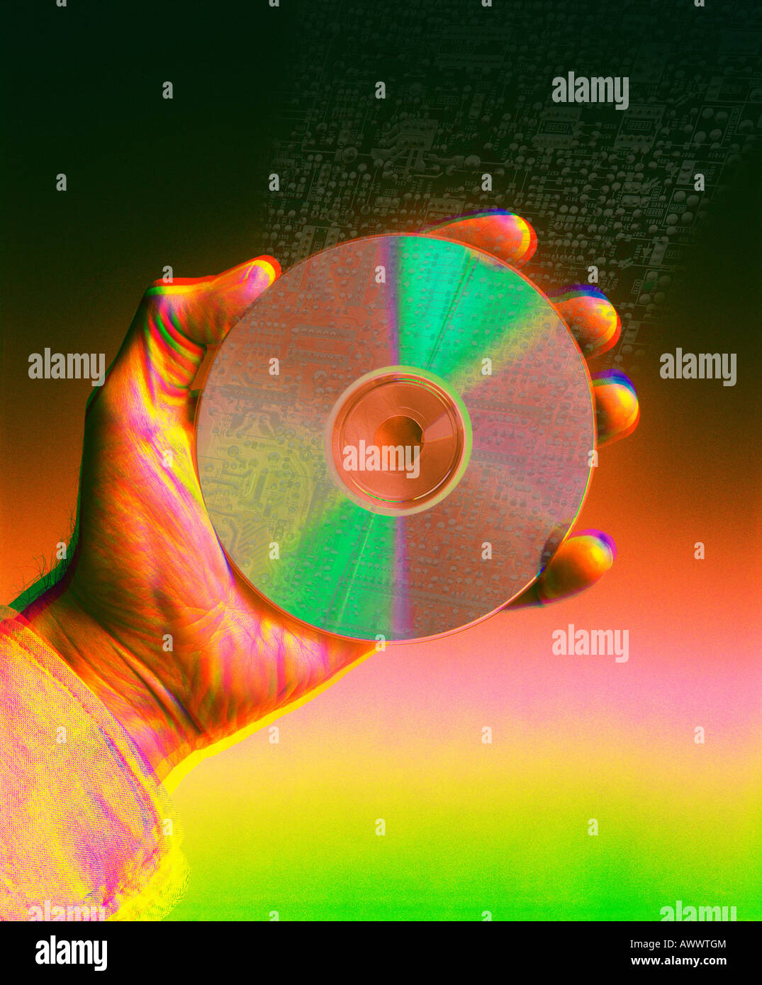 Circuitry binary code hi-res stock photography and images - Alamy