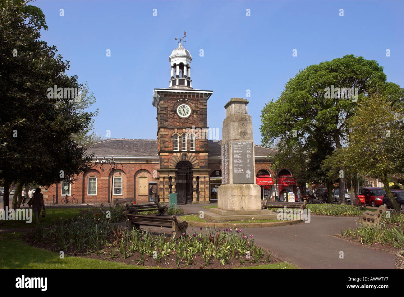 Market Square in Lytham Stock Photo - Alamy