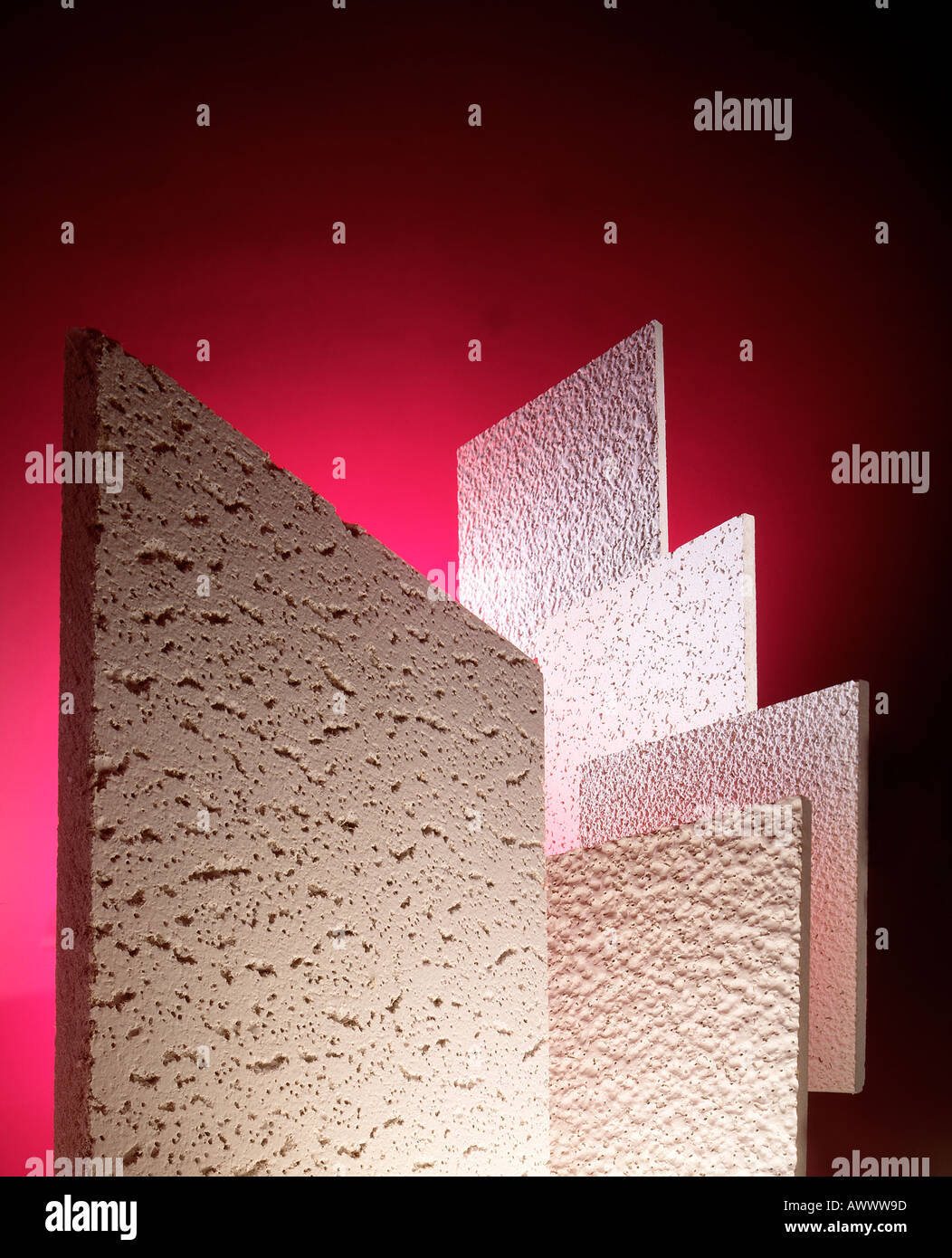 design abstract assorted ceiling panel tiles Stock Photo - Alamy