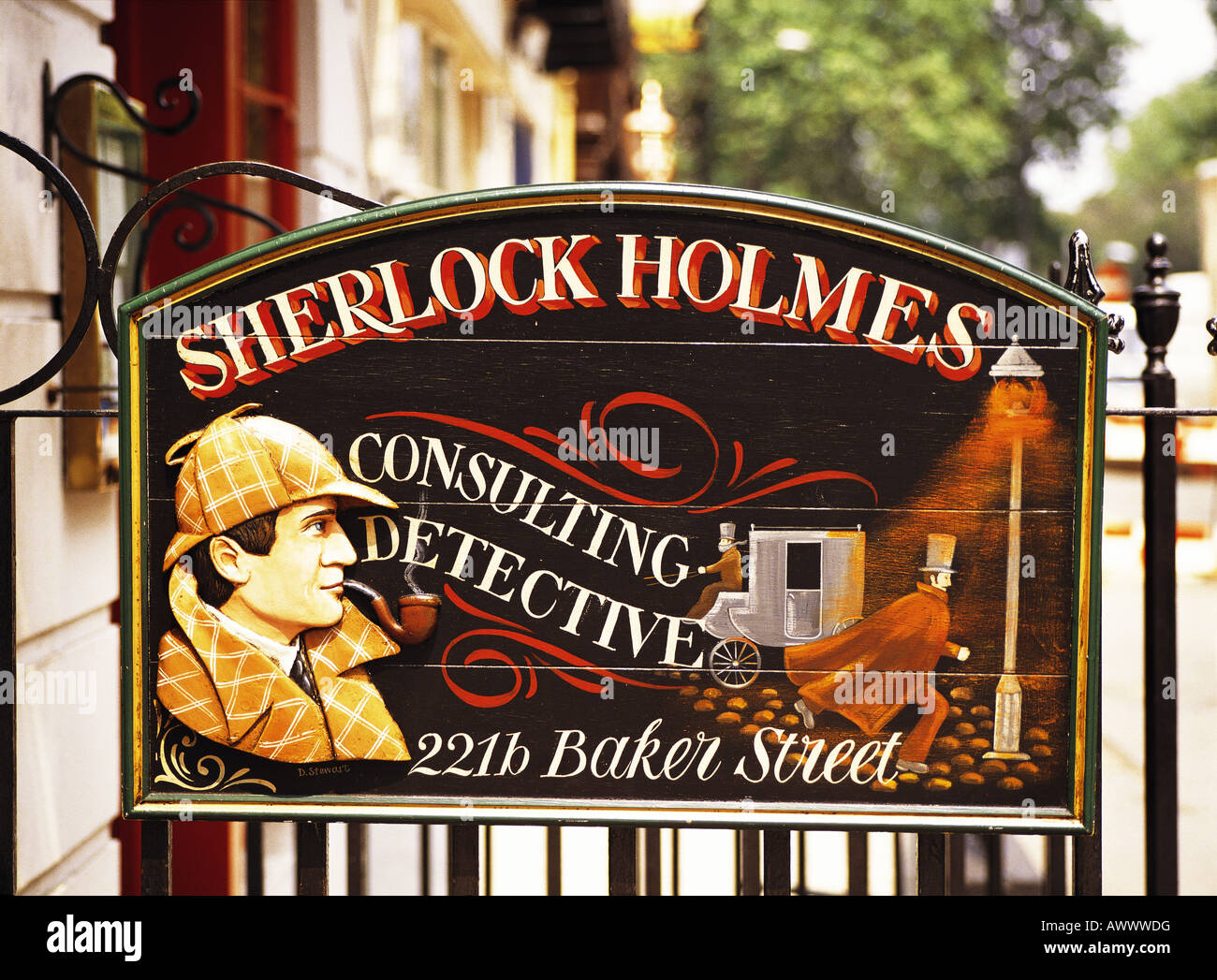 Sherlock Holmes museum Baker Street, London, England Stock Photo - Alamy