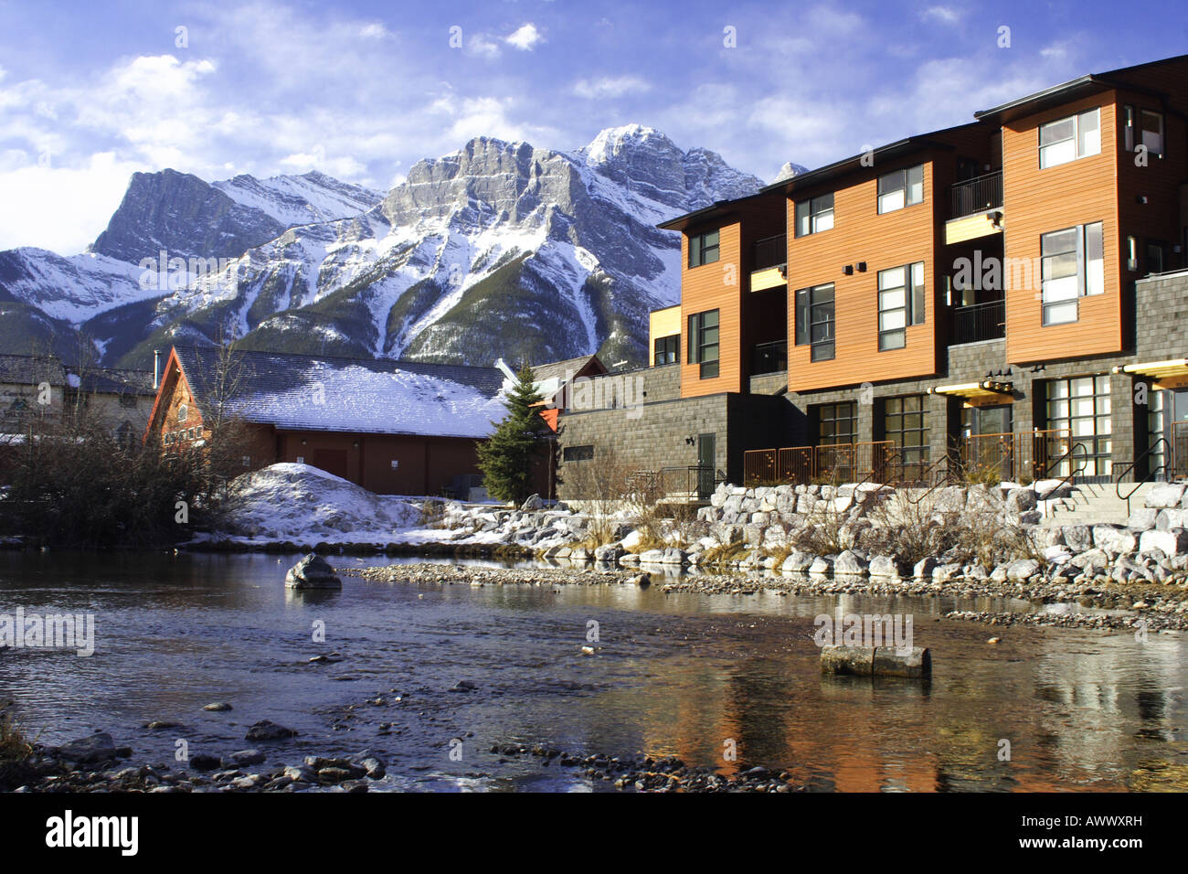Idyllic Canmore living, Alberta Stock Photo - Alamy