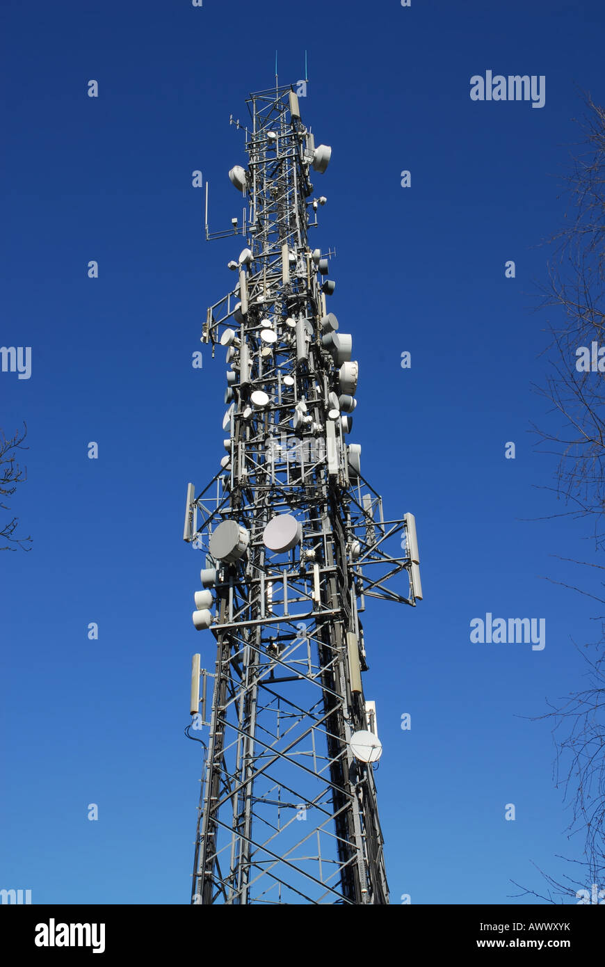 Telecommunication tower hi-res stock photography and images - Alamy