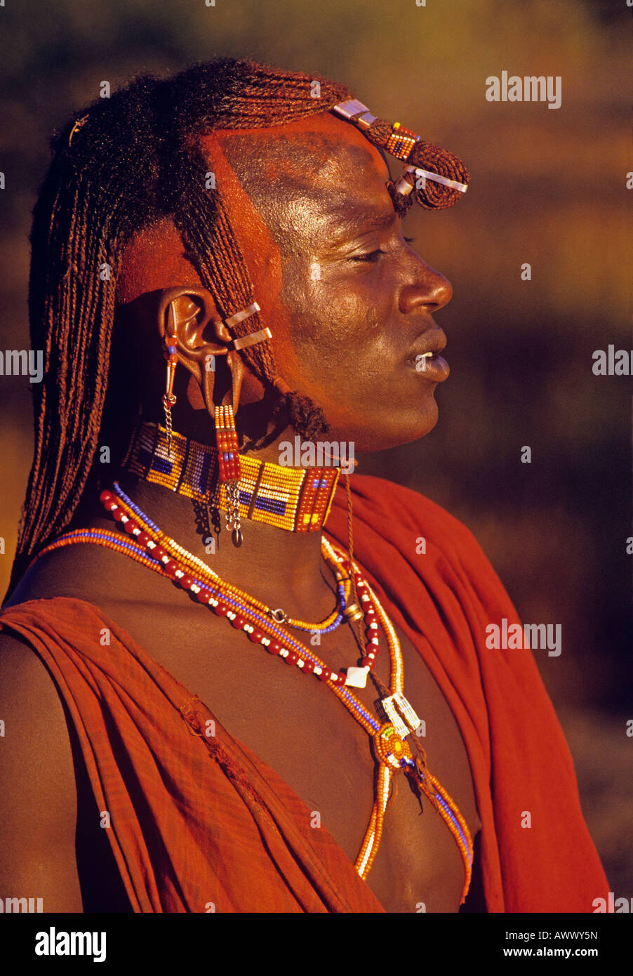 Maasai moran warrior hi-res stock photography and images - Alamy