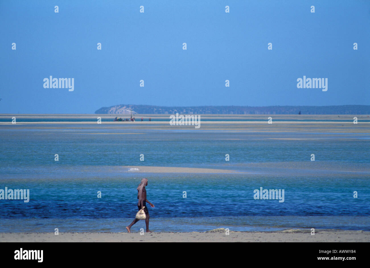 Southern Africa Mozambique Bazaruto Archipelago Vilankulo beach Stock ...