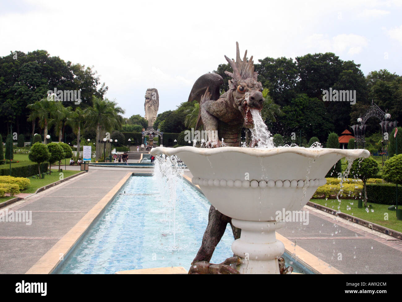 Dragon at Setona Island, Singapore Stock Photo - Alamy