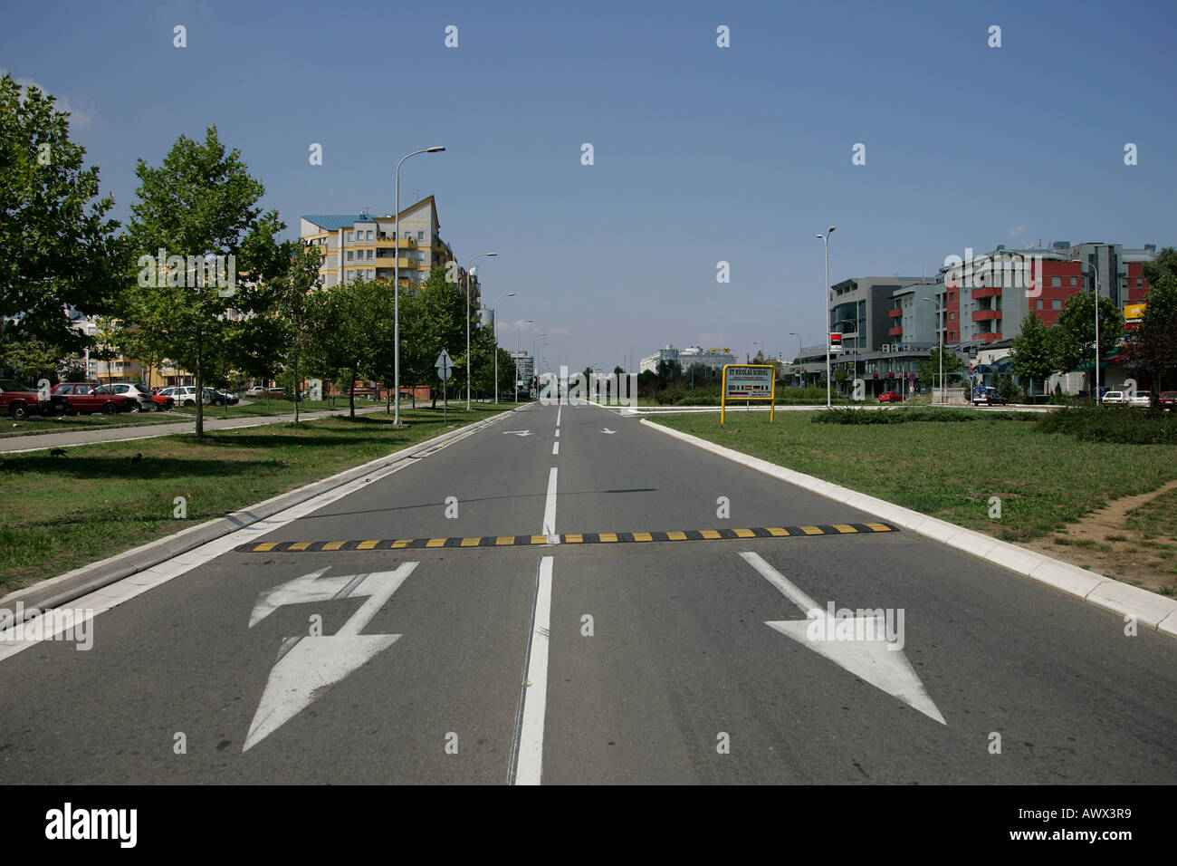 capital city Belgrade Serbia Balkan Peninsula Yugoslavia Stock Photo ...