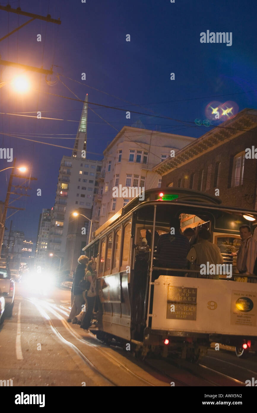 Transamerica pyramid streetcar hi-res stock photography and images - Alamy