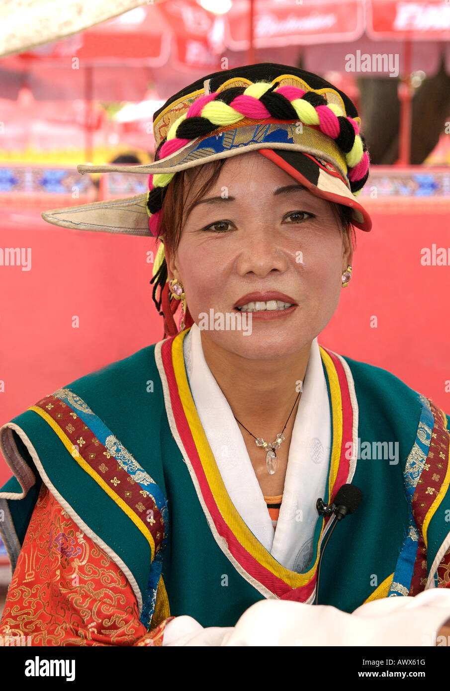 Tibet tibetan woman attractive hi-res stock photography and images - Alamy