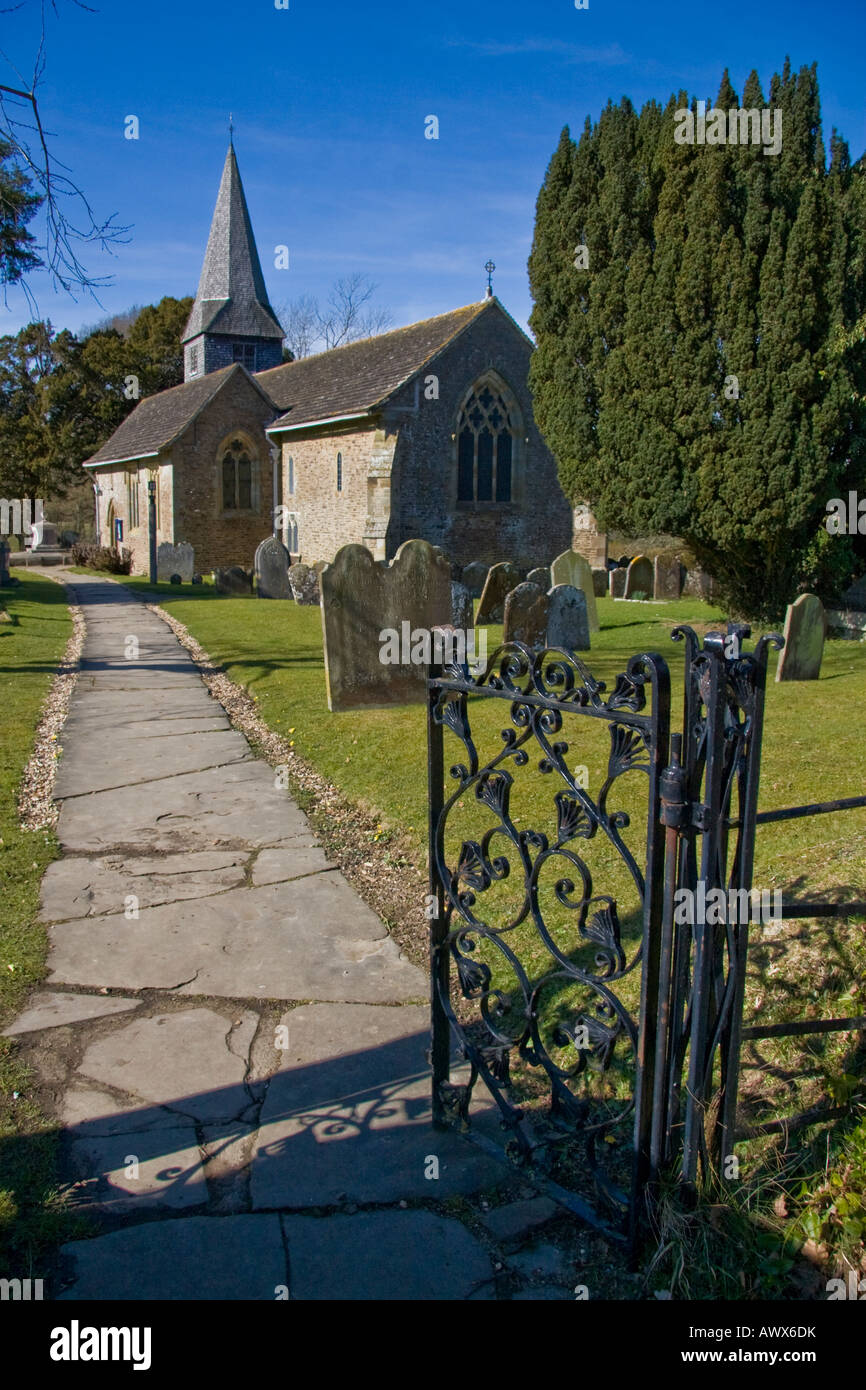 St Nicolas Church Itchingfield Barns Green West Sussex Stock Photo - Alamy