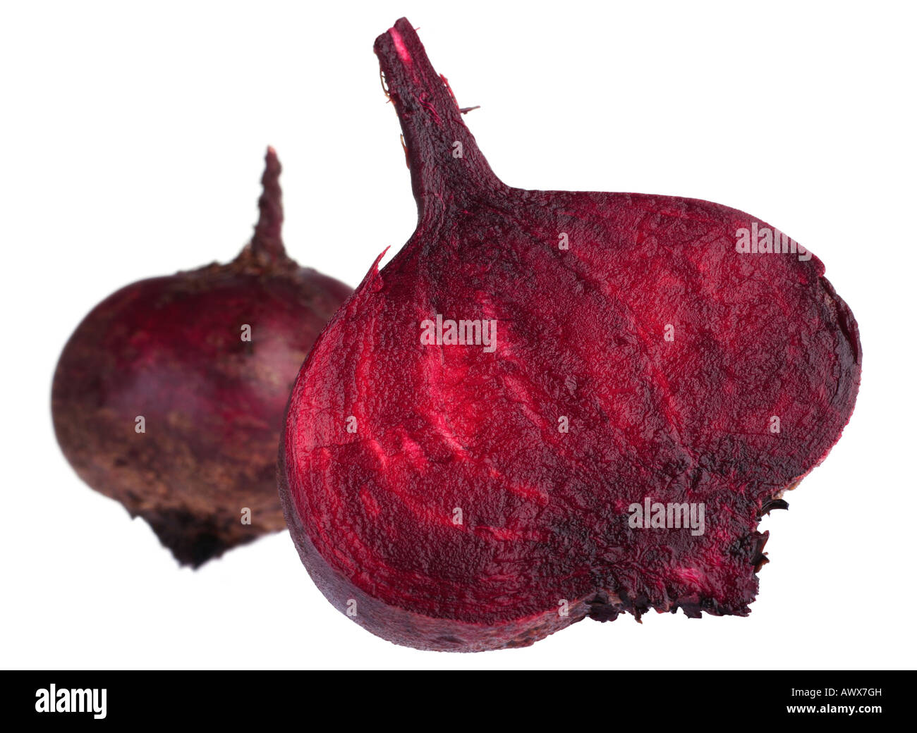Beet purple vegetable isolated on white background Stock Photo - Alamy