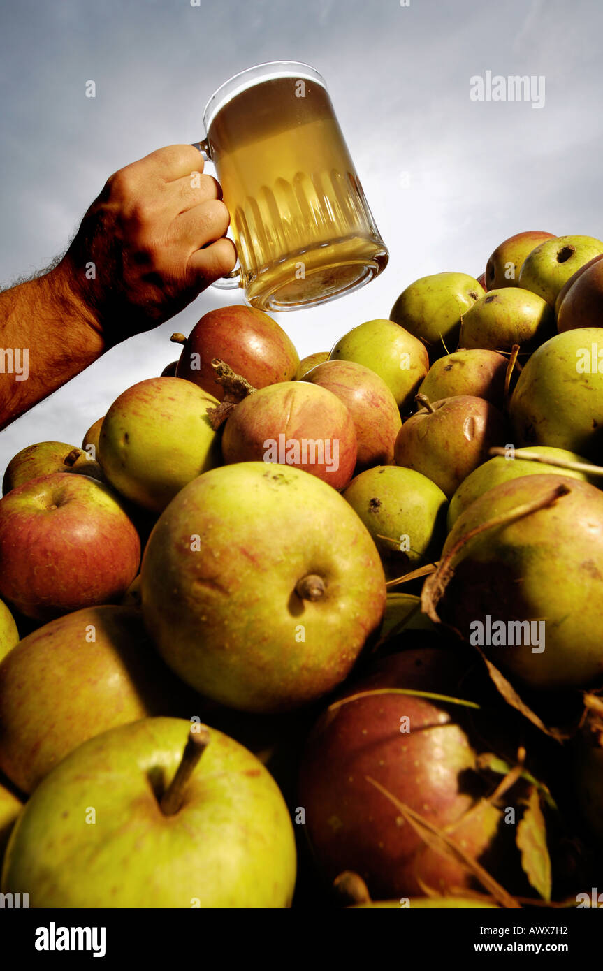 Plastic pint cider hi-res stock photography and images - Alamy