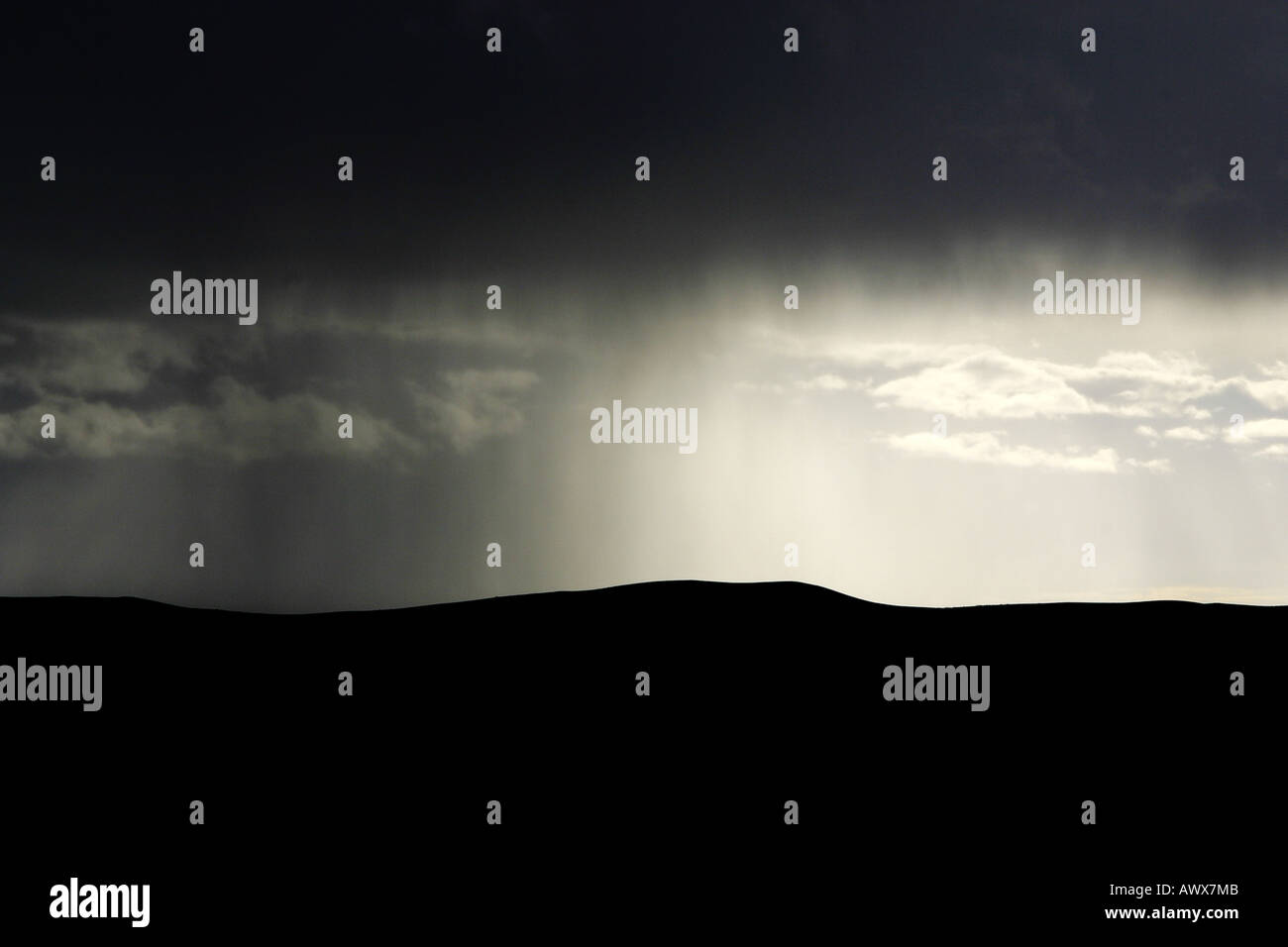 rainy cloud, Iceland Stock Photo - Alamy