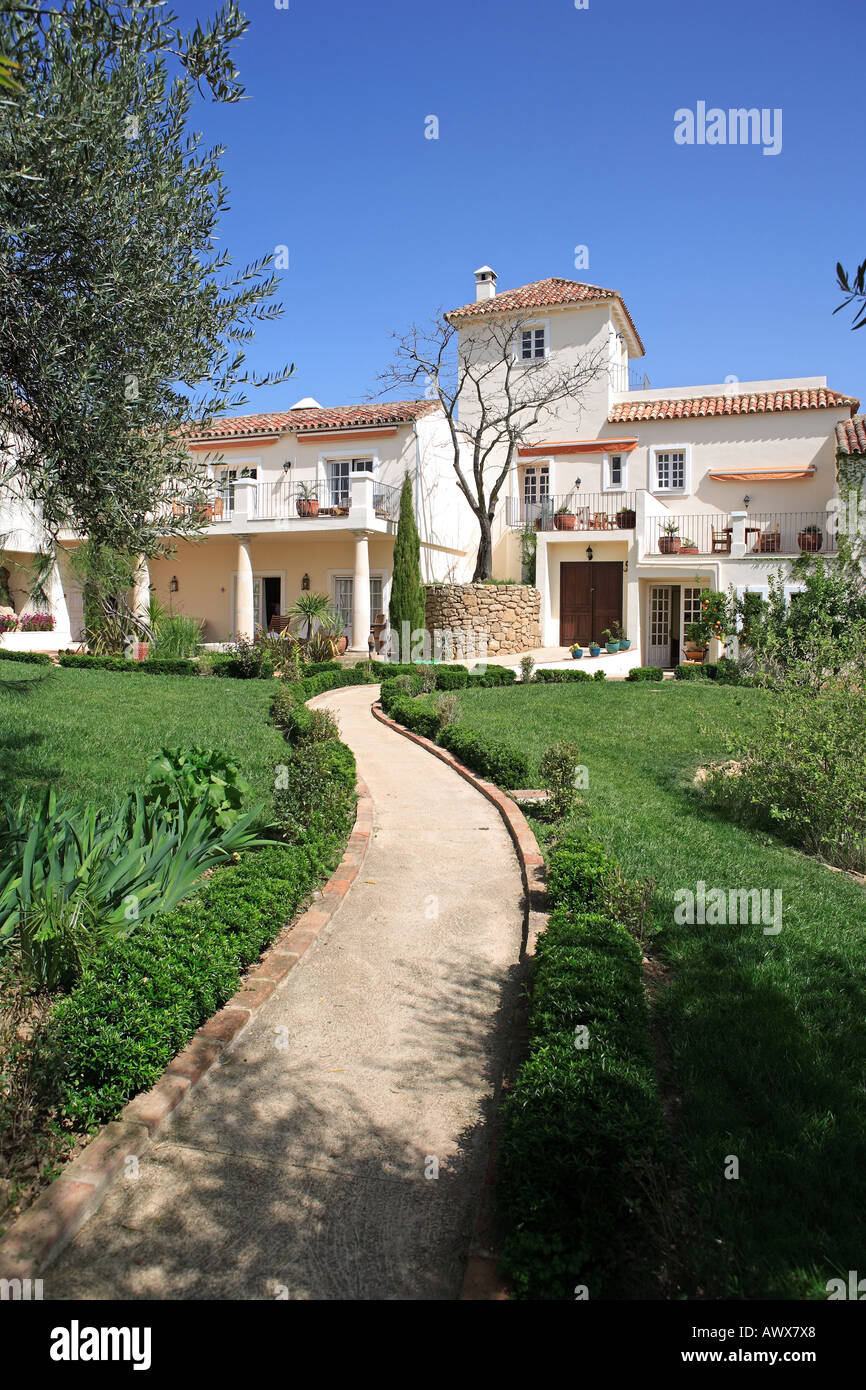 Large rustic hotel set in beautiful gardens in the Spanish countryside ...