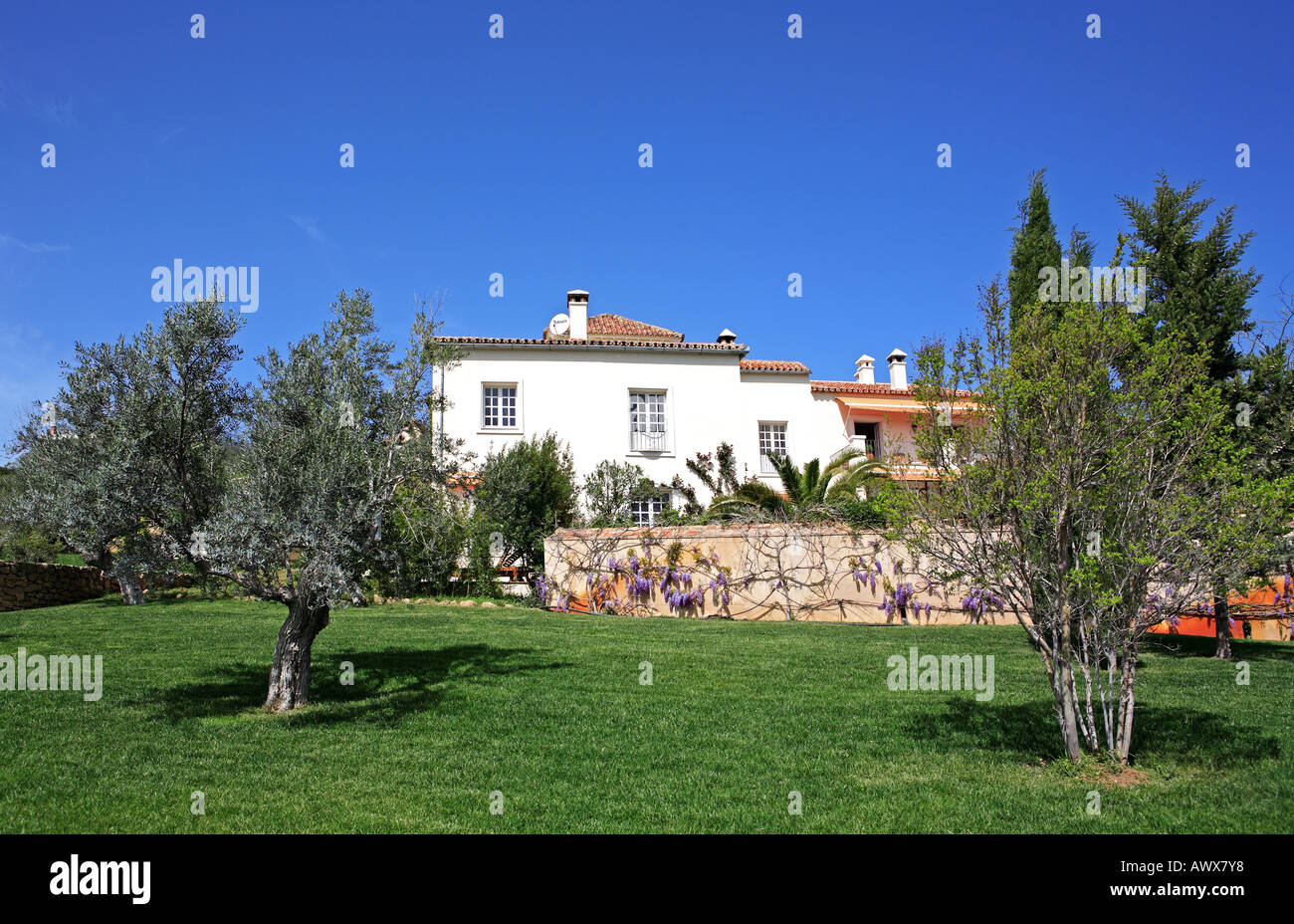 Large rustic hotel set in beautiful gardens in the Spanish countryside ...