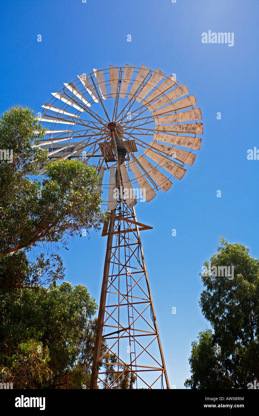 Windmill Western Australia Stock Photo - Alamy