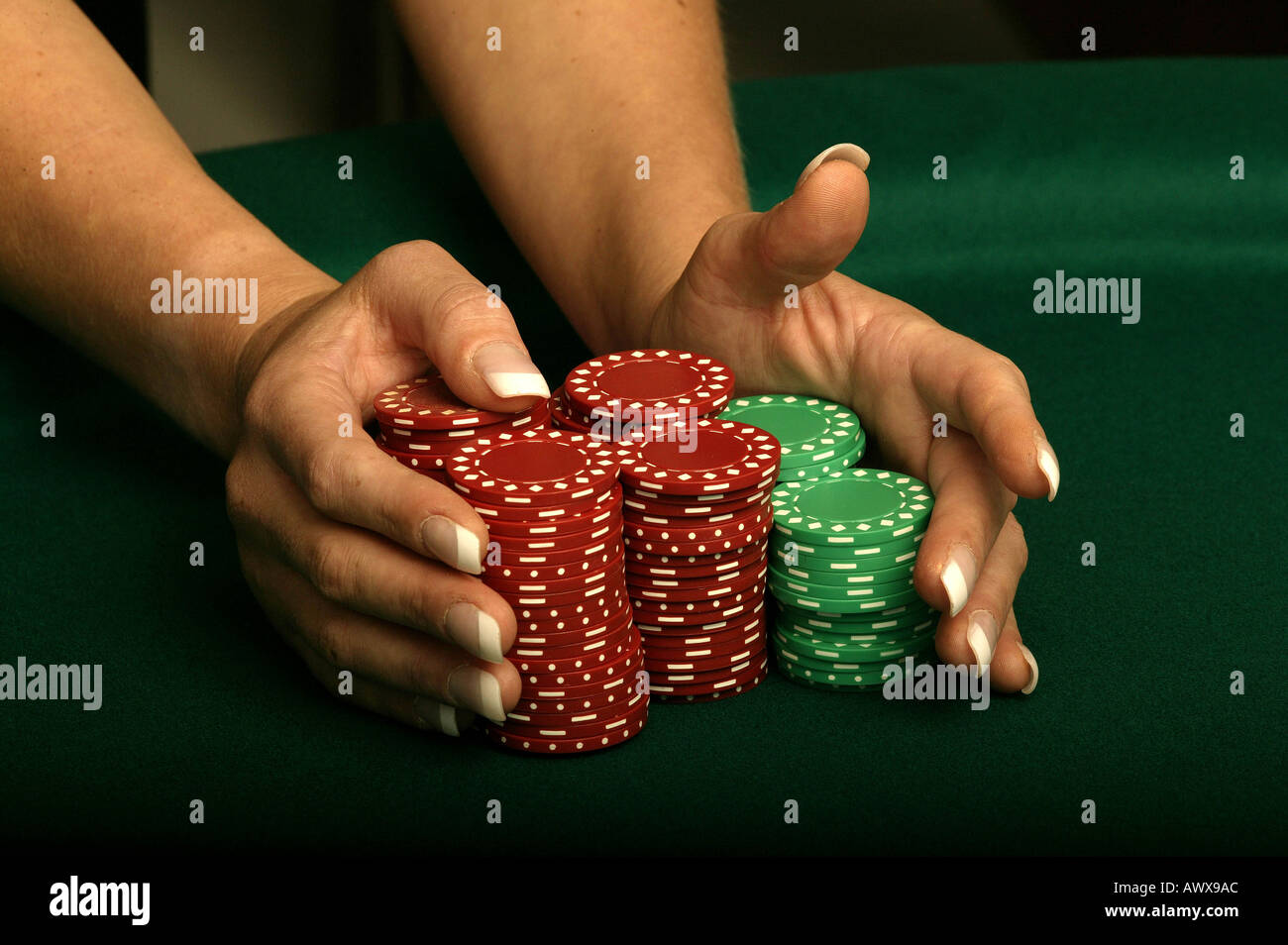 Stack of chips Stock Photo - Alamy