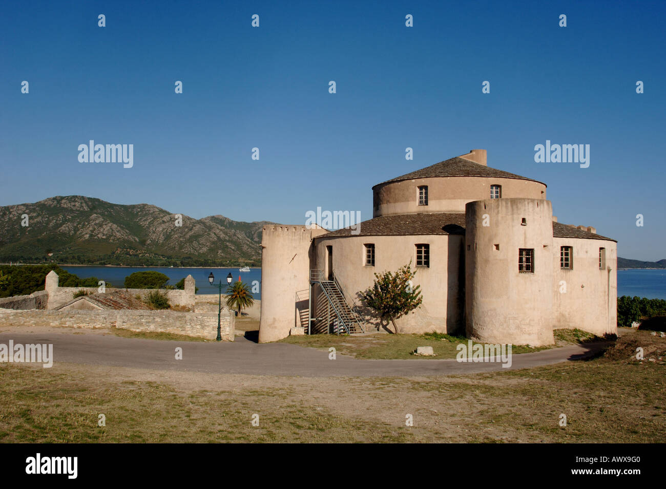 castle of Saint Florent, France, Corsica Stock Photo - Alamy