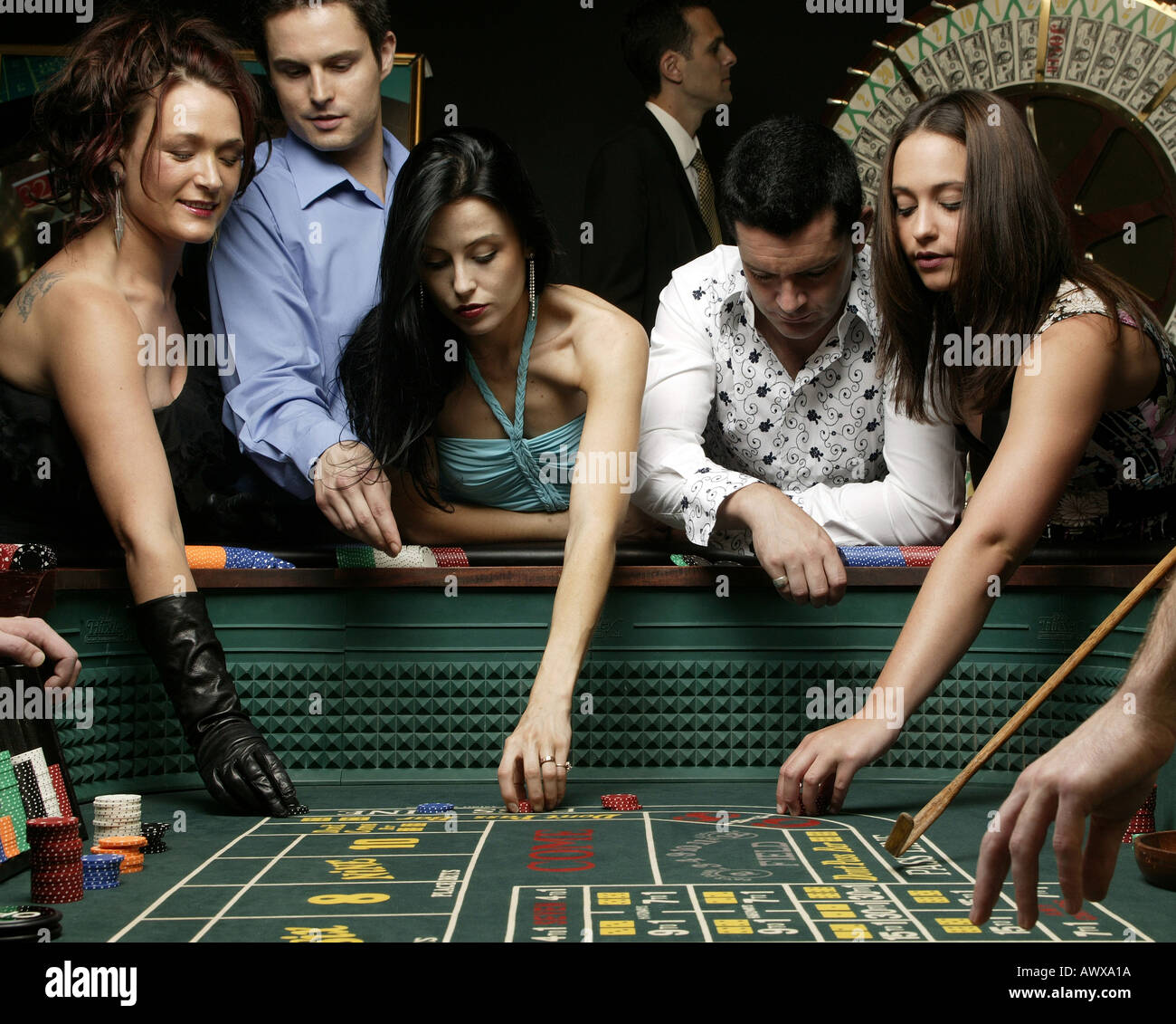 Craps table rake hi-res stock photography and images - Alamy