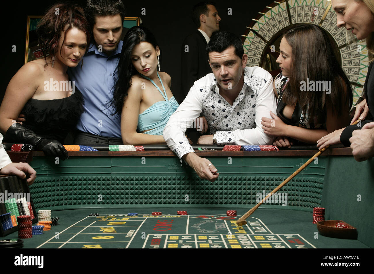 Craps table rake hi-res stock photography and images - Alamy