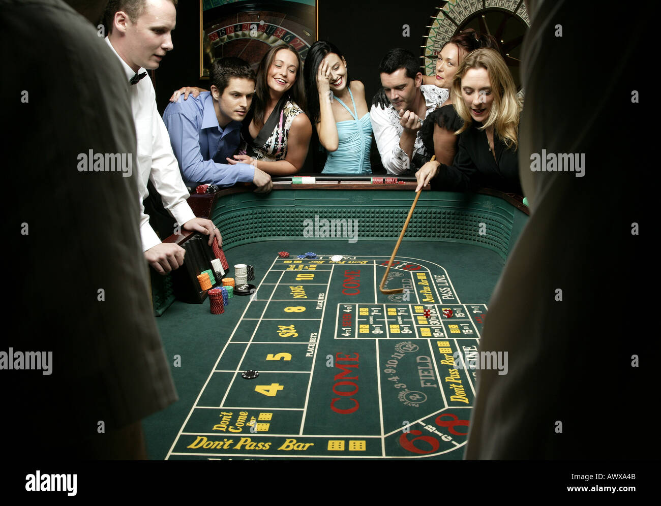 Craps table rake hi-res stock photography and images - Alamy