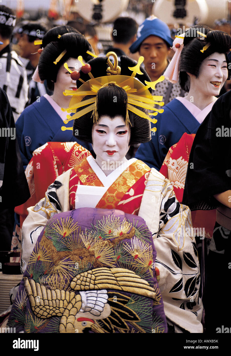 Oiran courtesan festival parade at Asakusa Tokyo Japan Stock Photo - Alamy