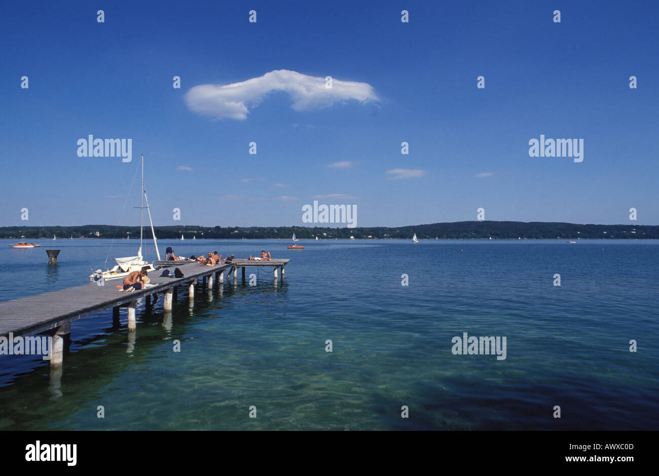 Starnberger see landscape hi-res stock photography and images - Alamy