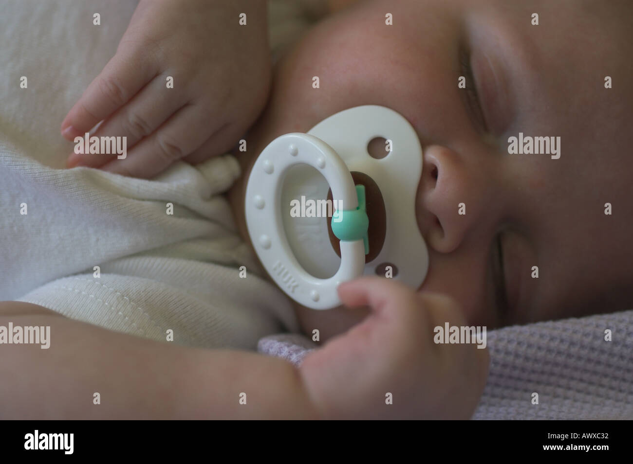 baby with pacifier Stock Photo - Alamy