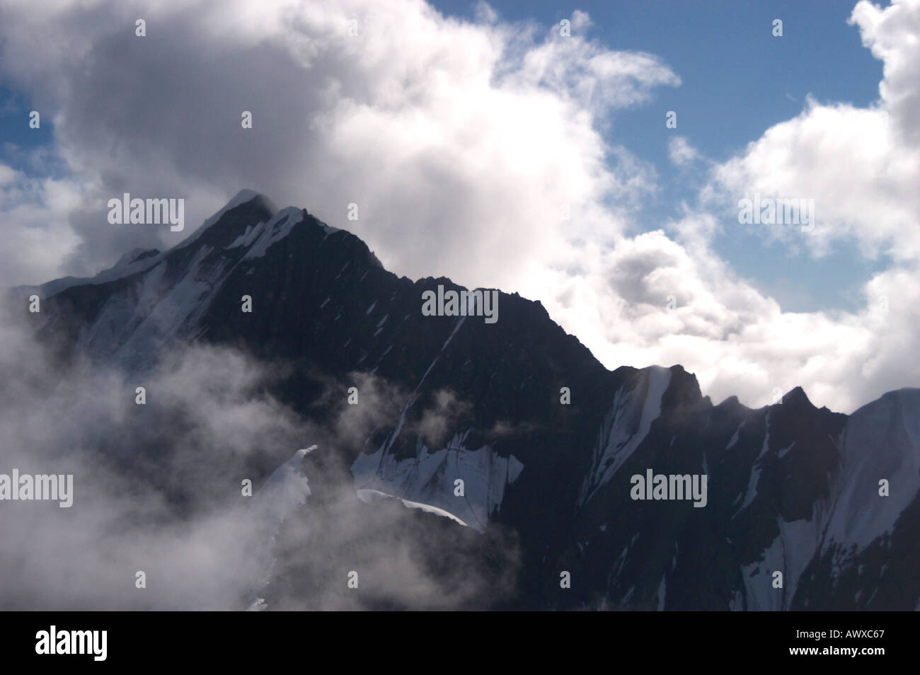 mountain ridge Alaska Stock Photo - Alamy
