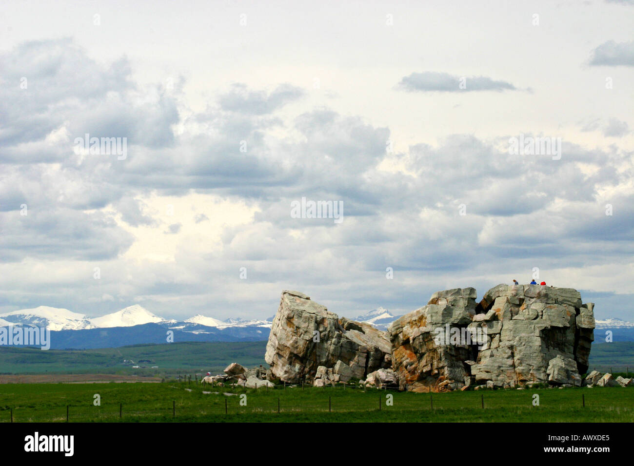 Big Rock, Alberta Canada, near Okotoks Stock Photo - Alamy