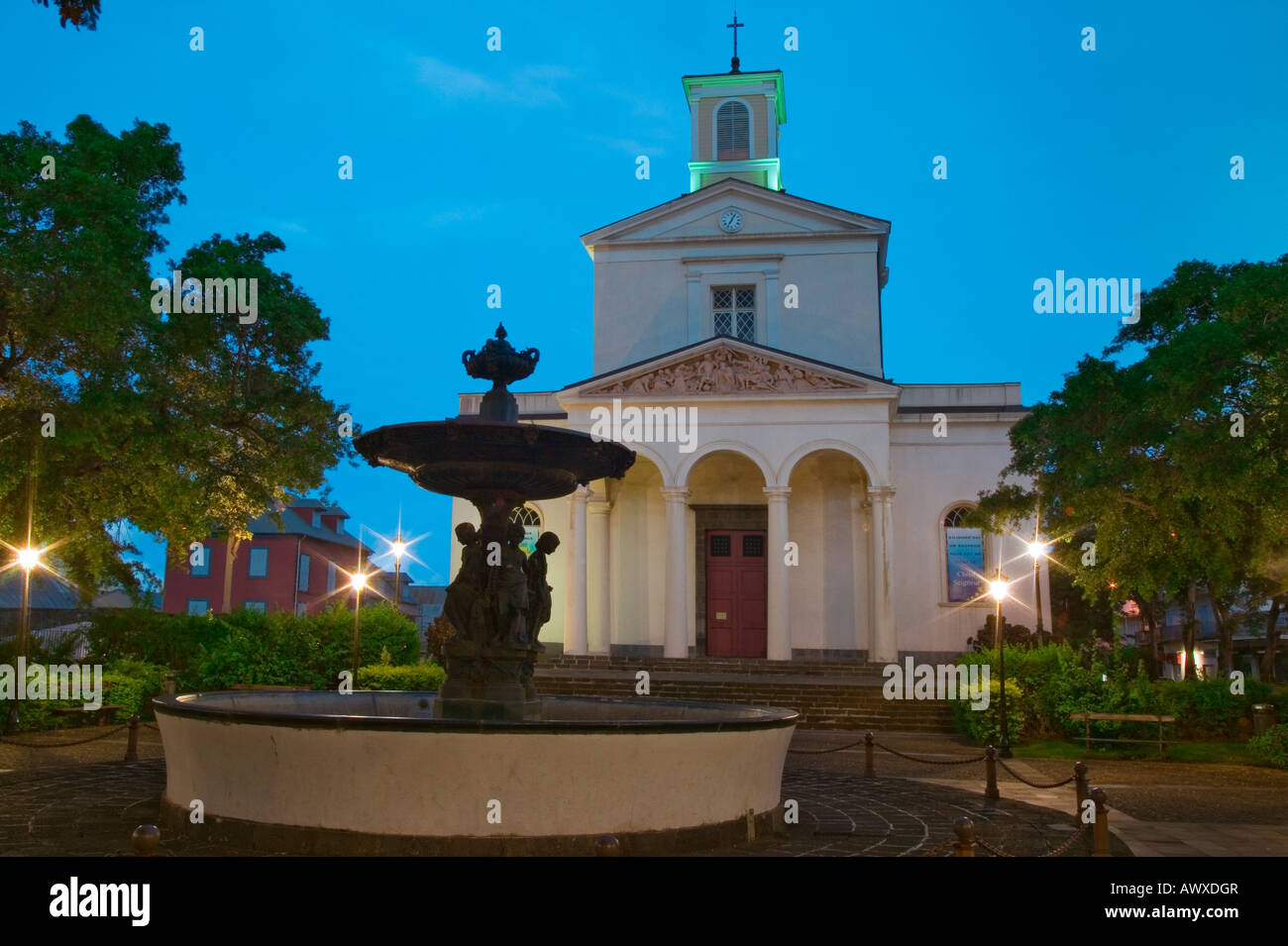 CATHEDRAL AT SAINT-DENIS - REUNION ISLAND Stock Photo - Alamy