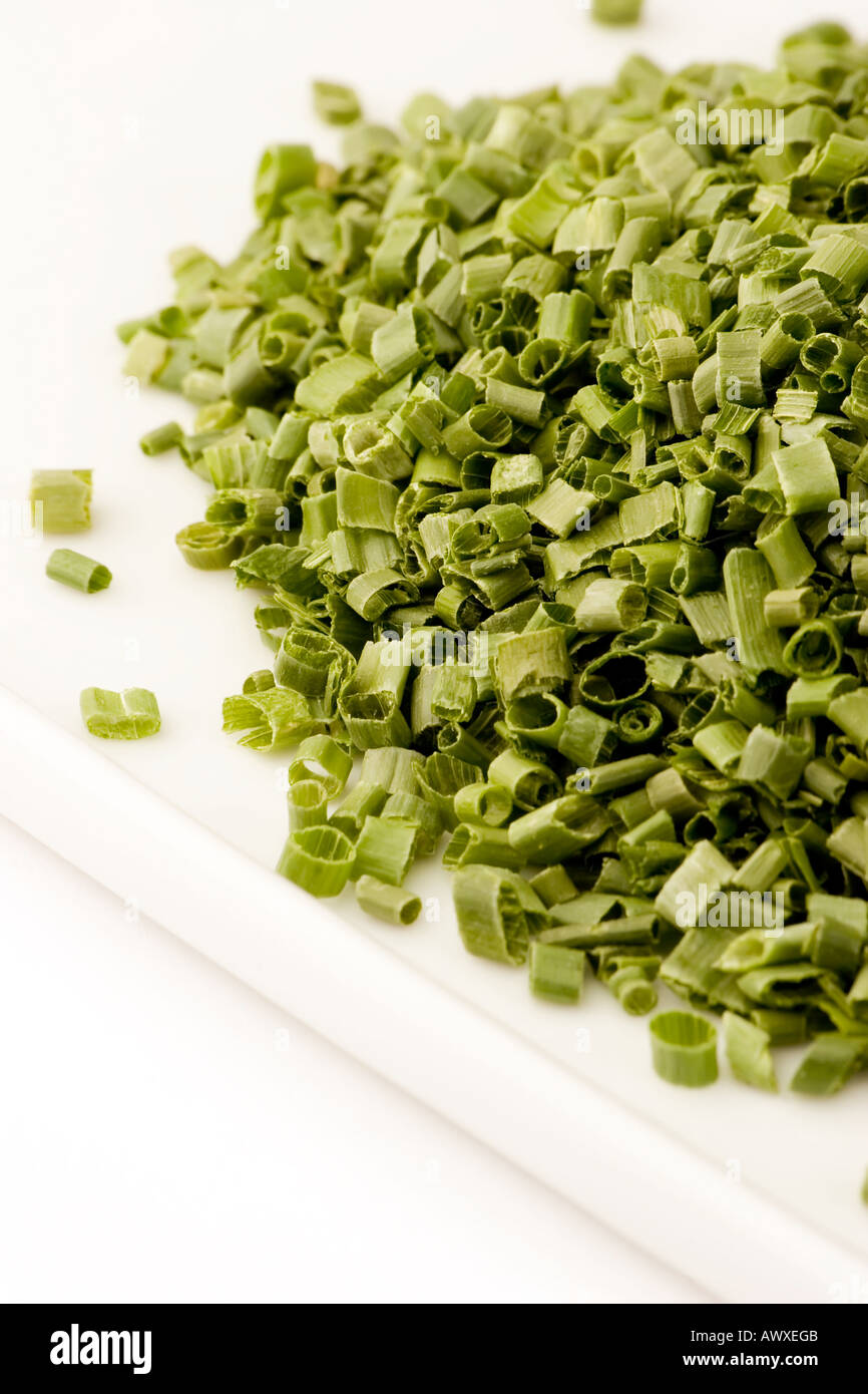 Freeze dried chives Stock Photo - Alamy