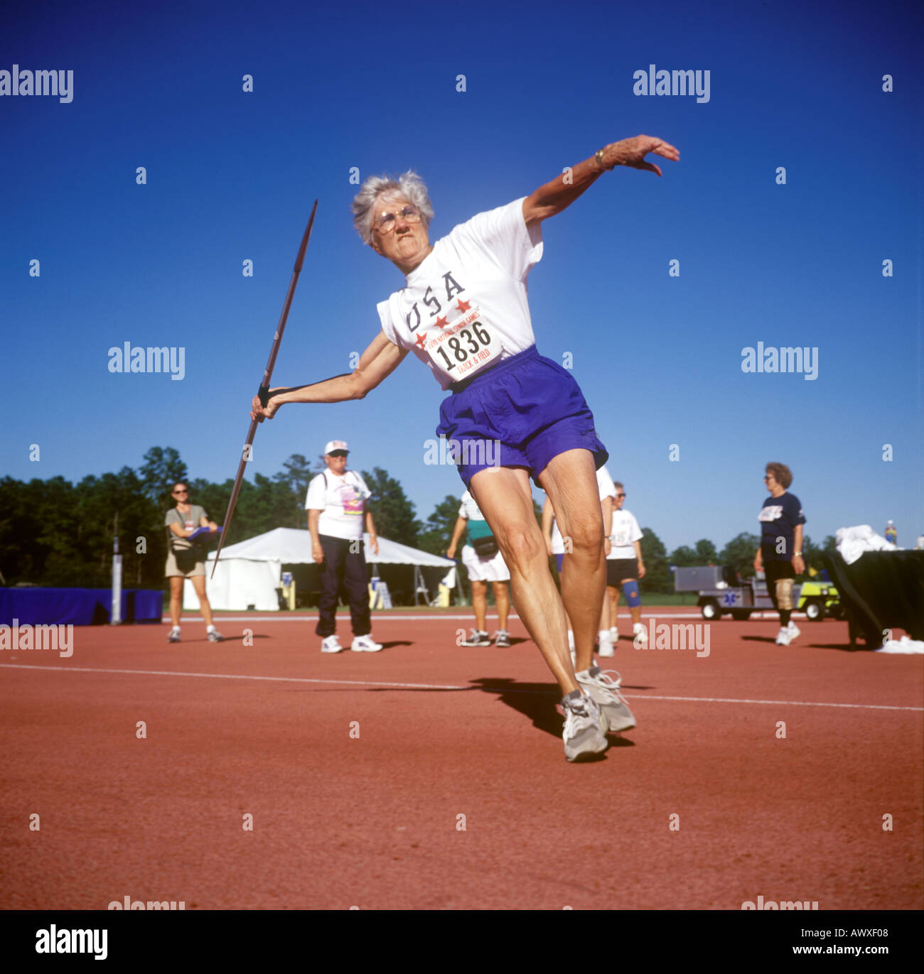 Javelin competition hi-res stock photography and images - Alamy