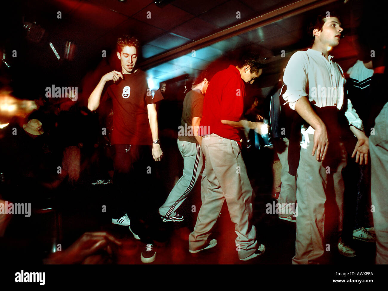 PARIS, France, French Teens Dancing to Techno Music on "Con corde ...