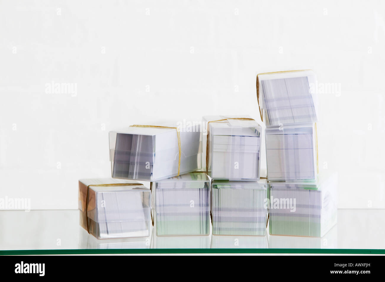 Stack of boxes of envelopes, studio shot Stock Photo - Alamy