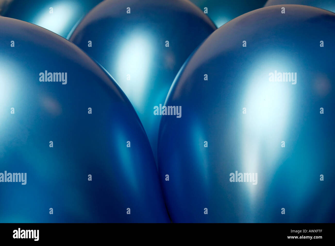Blue Balloons abstract Stock Photo - Alamy