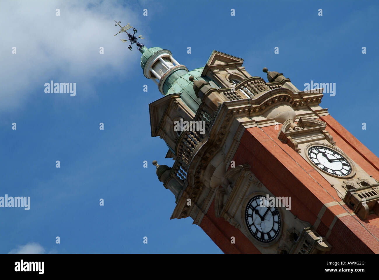 Victoria Centre Clock Tower Nottingham UK Stock Photo - Alamy