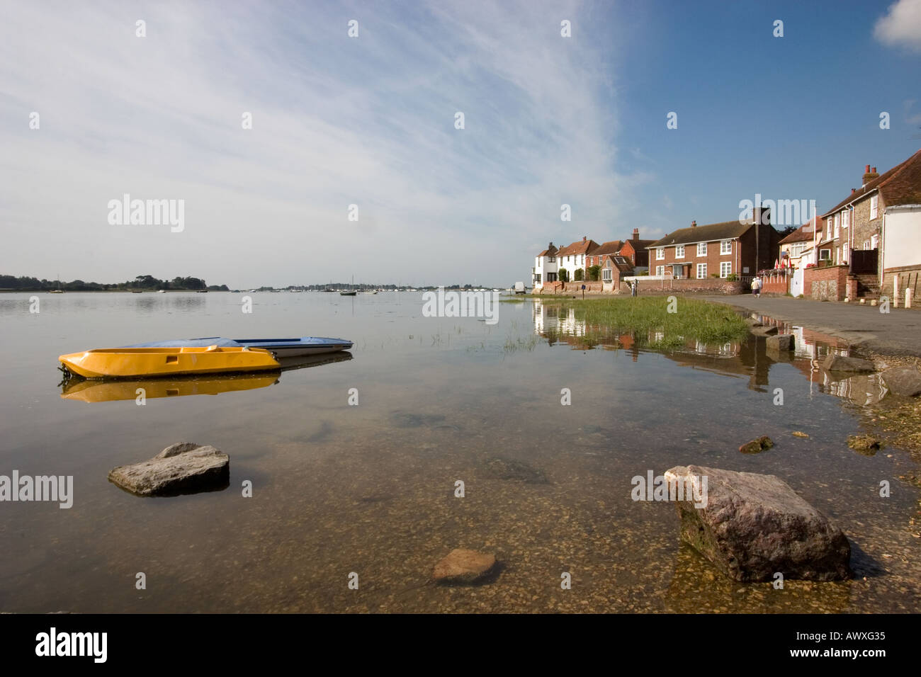 Old Bosham waterfront West Sussex UK Stock Photo - Alamy