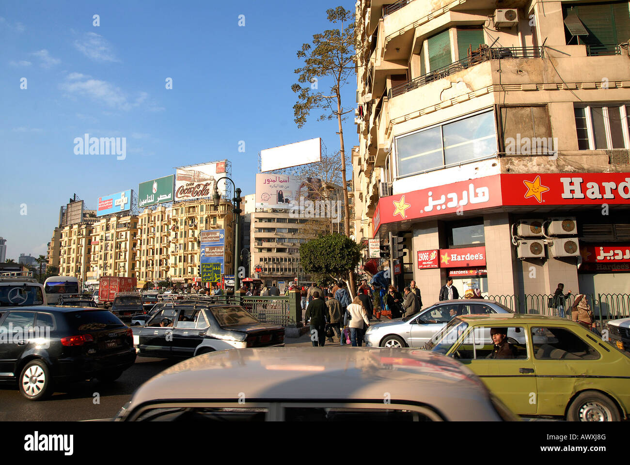 A busy afternoon in downtown Cairo, Egypt Stock Photo - Alamy