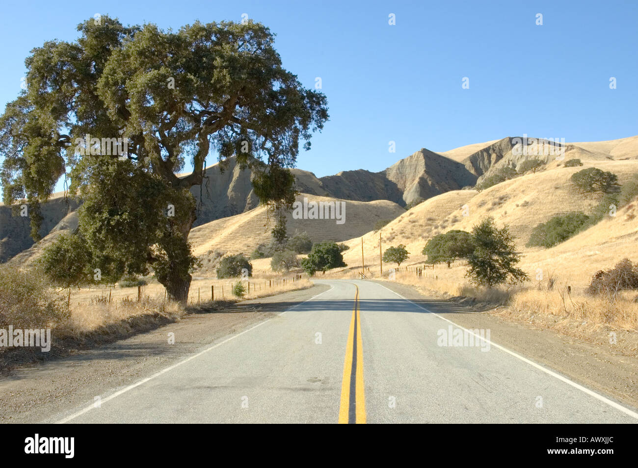California highway scene Stock Photo - Alamy