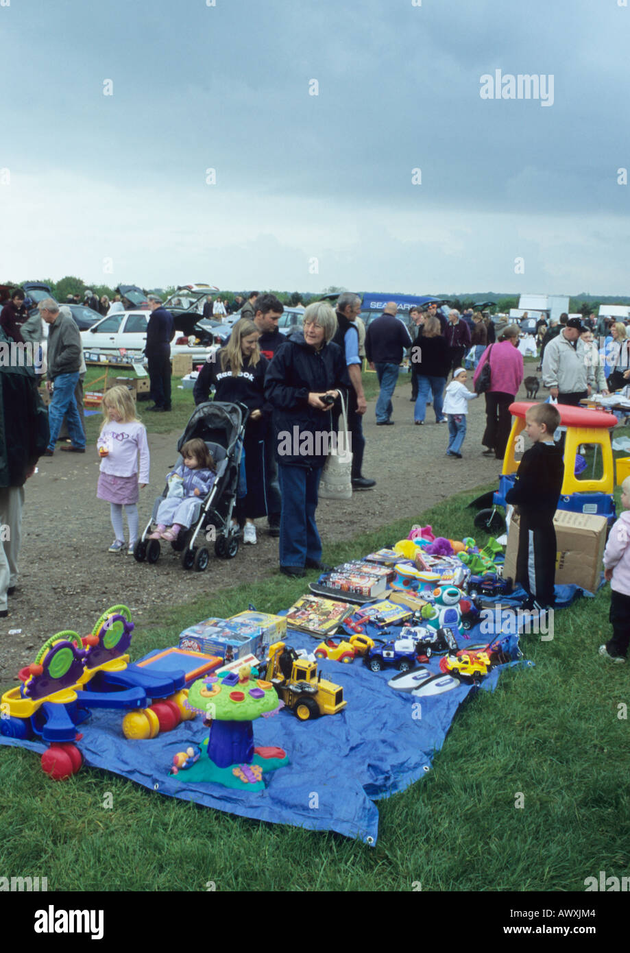Car Boot Sale in the Uk Stock Photo - Alamy