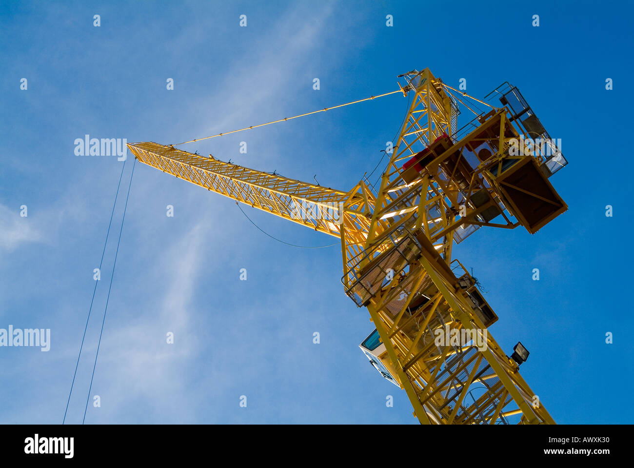 Crane construction site bristol hi-res stock photography and images - Alamy
