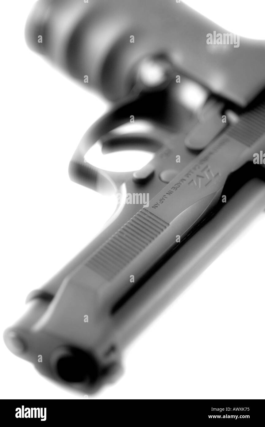 Black firearms hi-res stock photography and images - Alamy