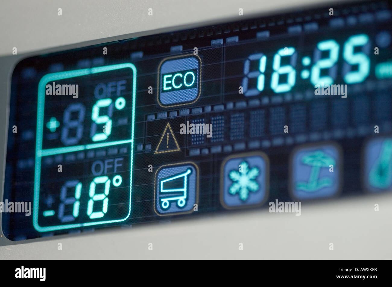 Refrigerator display control panel blue hi-res stock photography and ...