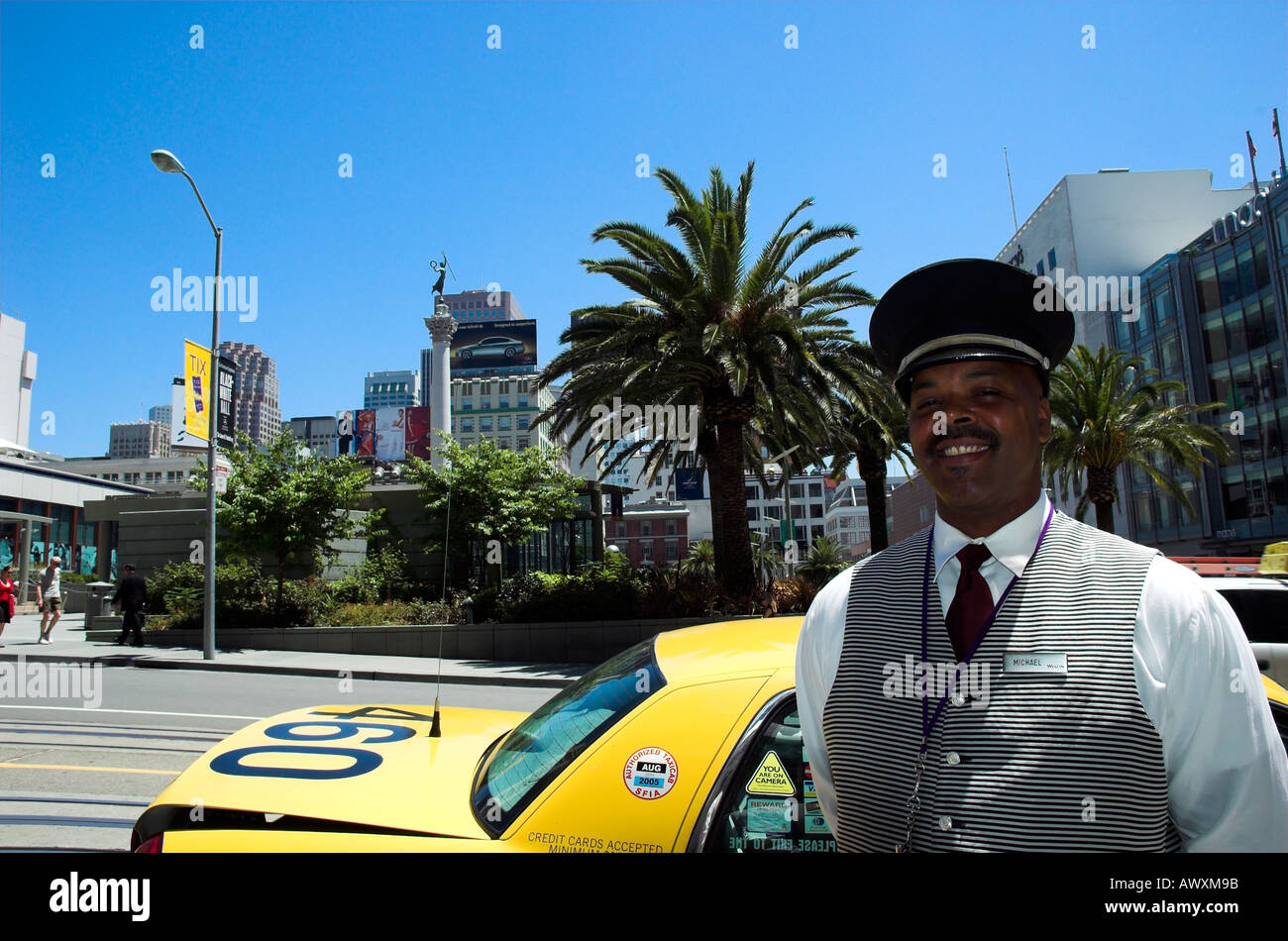 Male greeter hi-res stock photography and images - Alamy