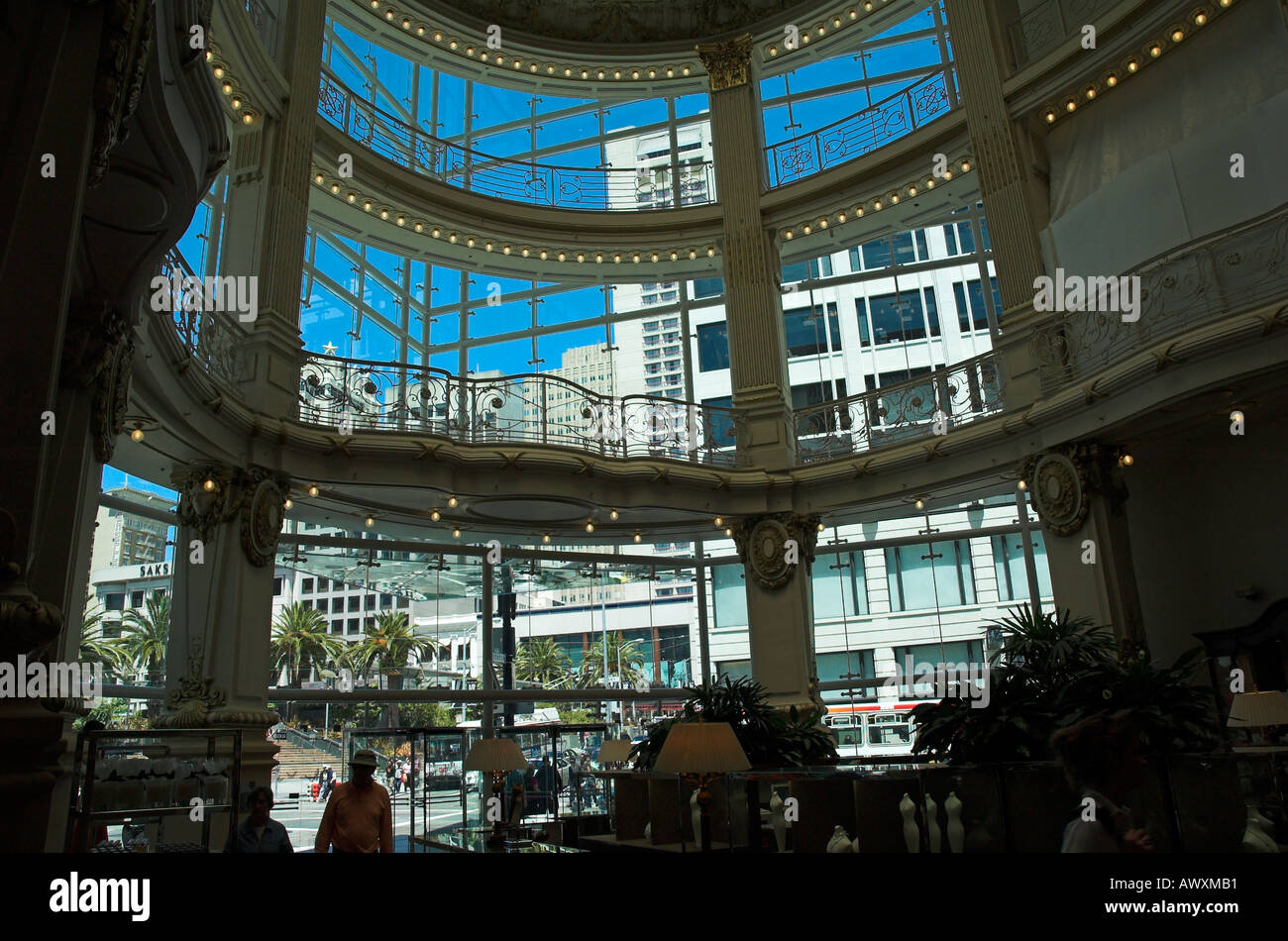 The Neiman Marcus store, off Union Square, in San Francisco, California ...
