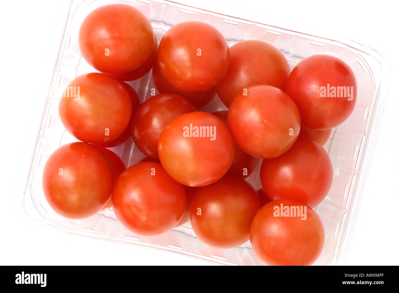 Cherry Tomatoes in Packaging Stock Photo - Alamy
