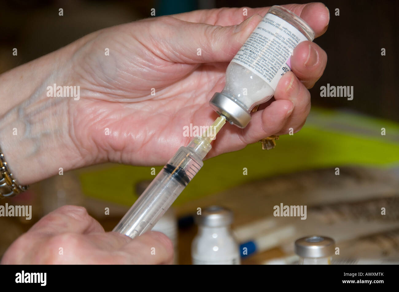 Nurse medication iv hi-res stock photography and images - Alamy