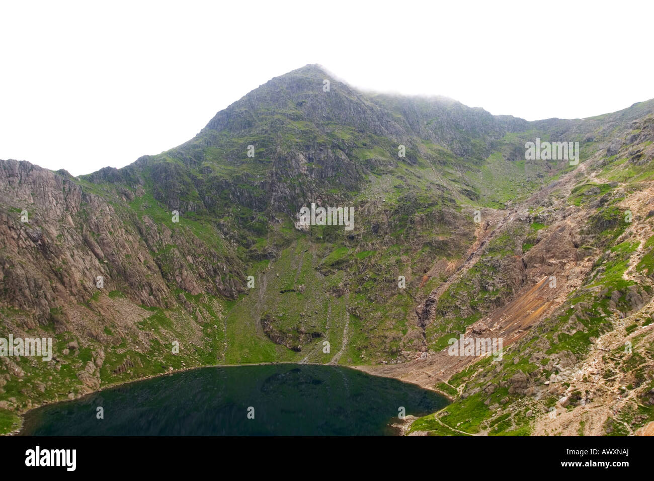 yr wyddfa or snowdon summit Stock Photo - Alamy