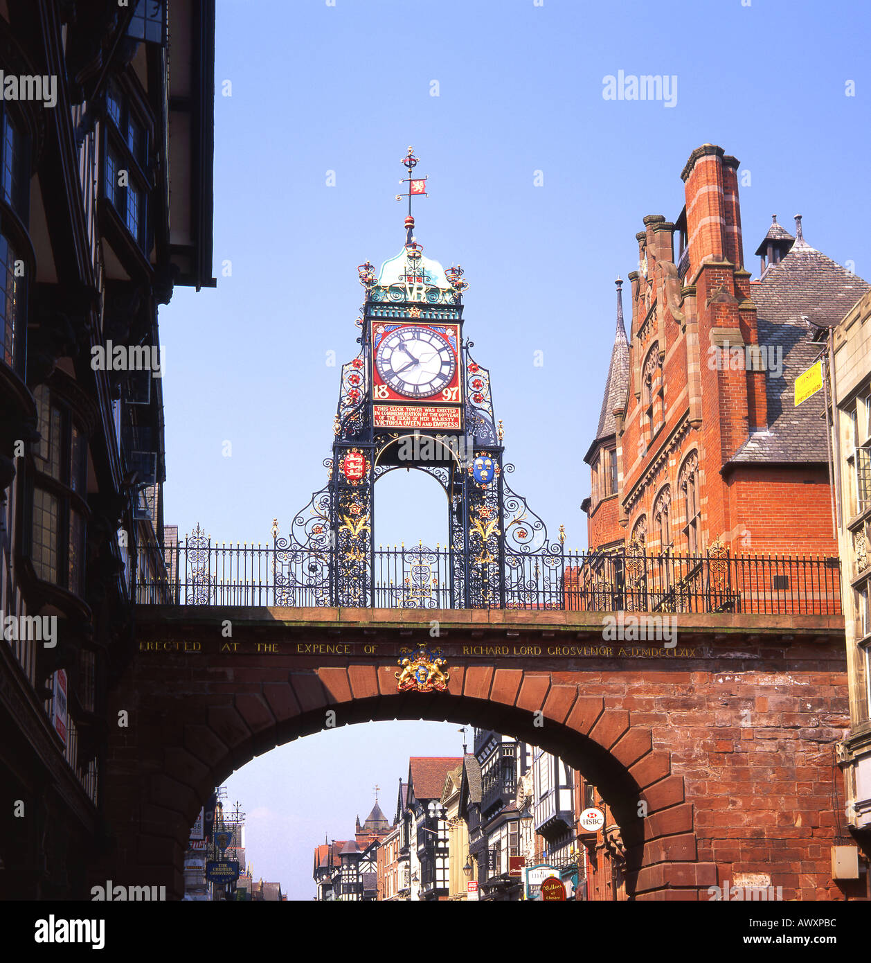 Chester eastgate clock hi-res stock photography and images - Alamy